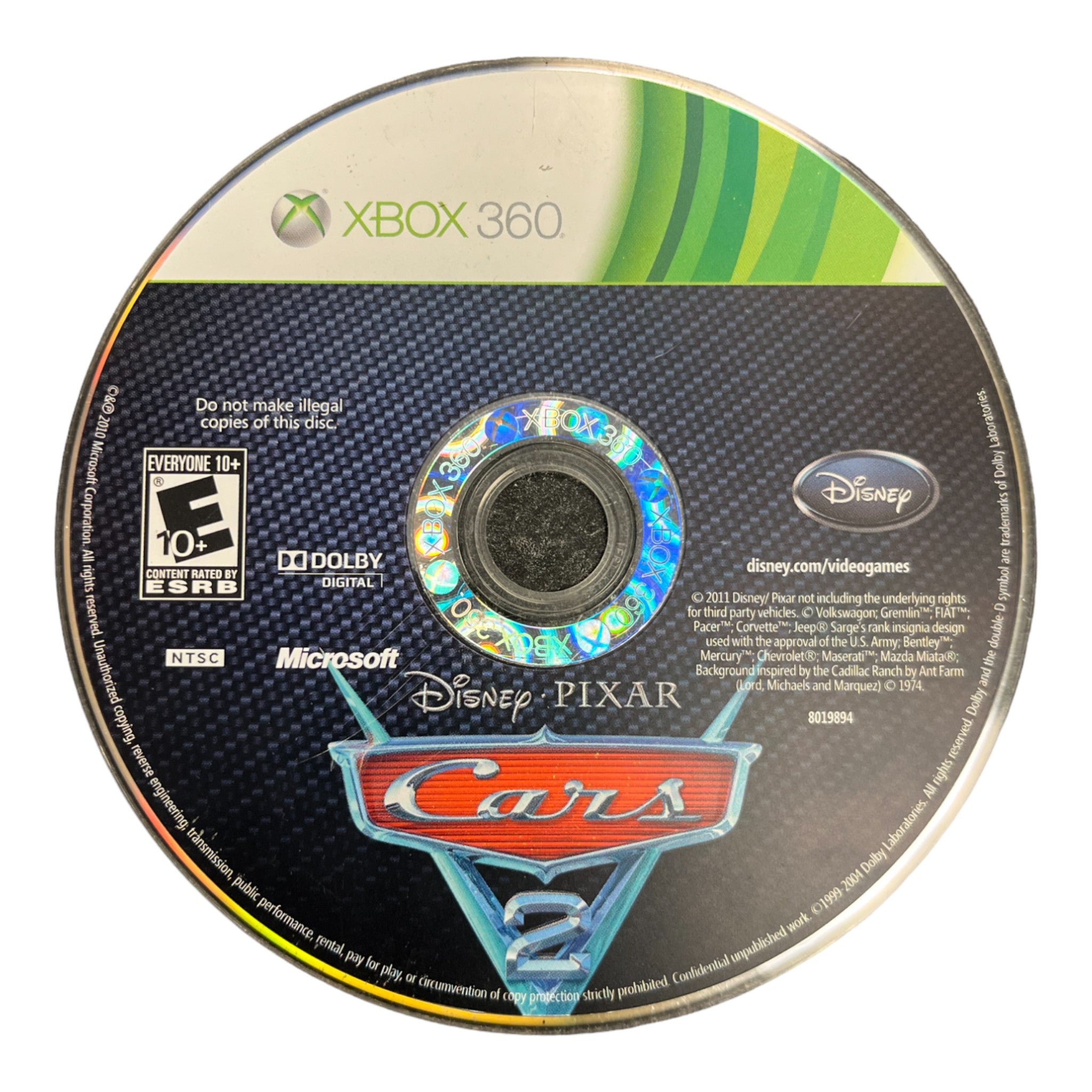 Disney - Pixar : Cars (Xbox 360) – Retro North Games