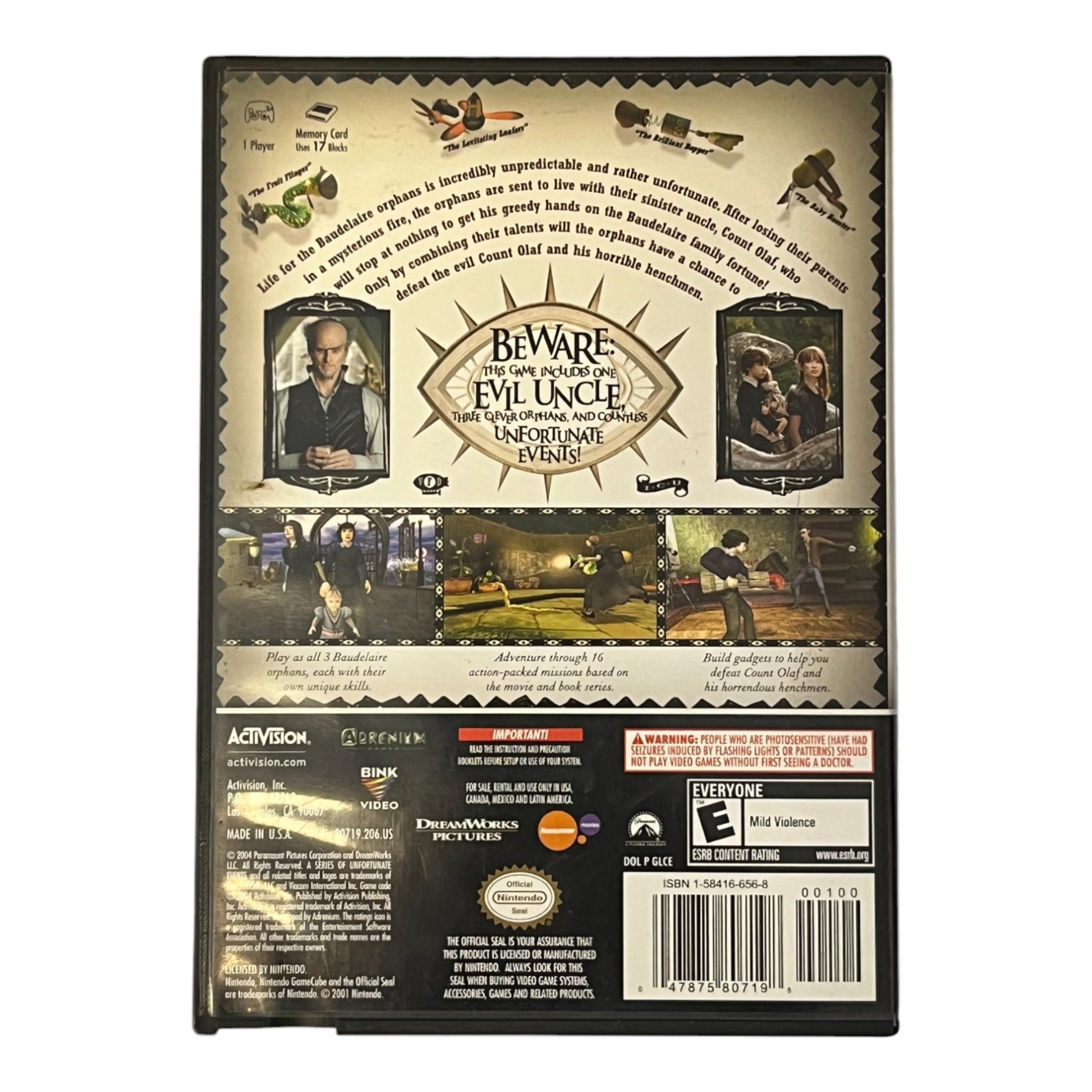 Lemony Snicket's A Series of Unfortunate Events (GC) – Retro North Games