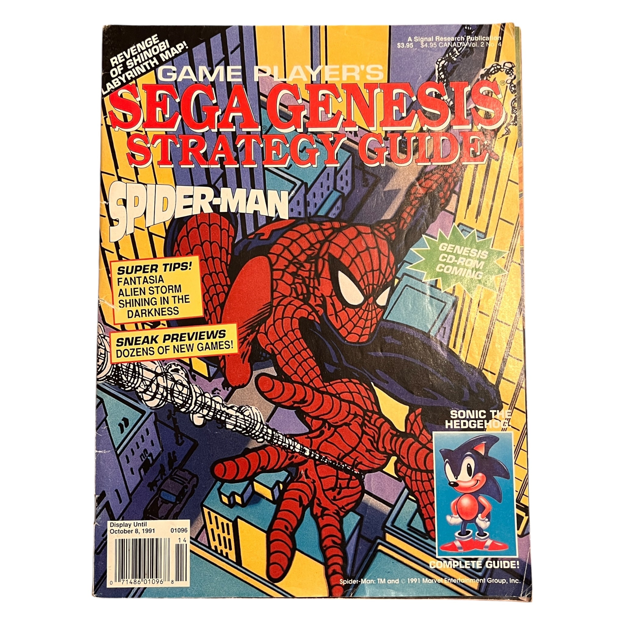 Game Player's Sega Genesis Strategy Guide Magazine Spider-Man – Retro ...