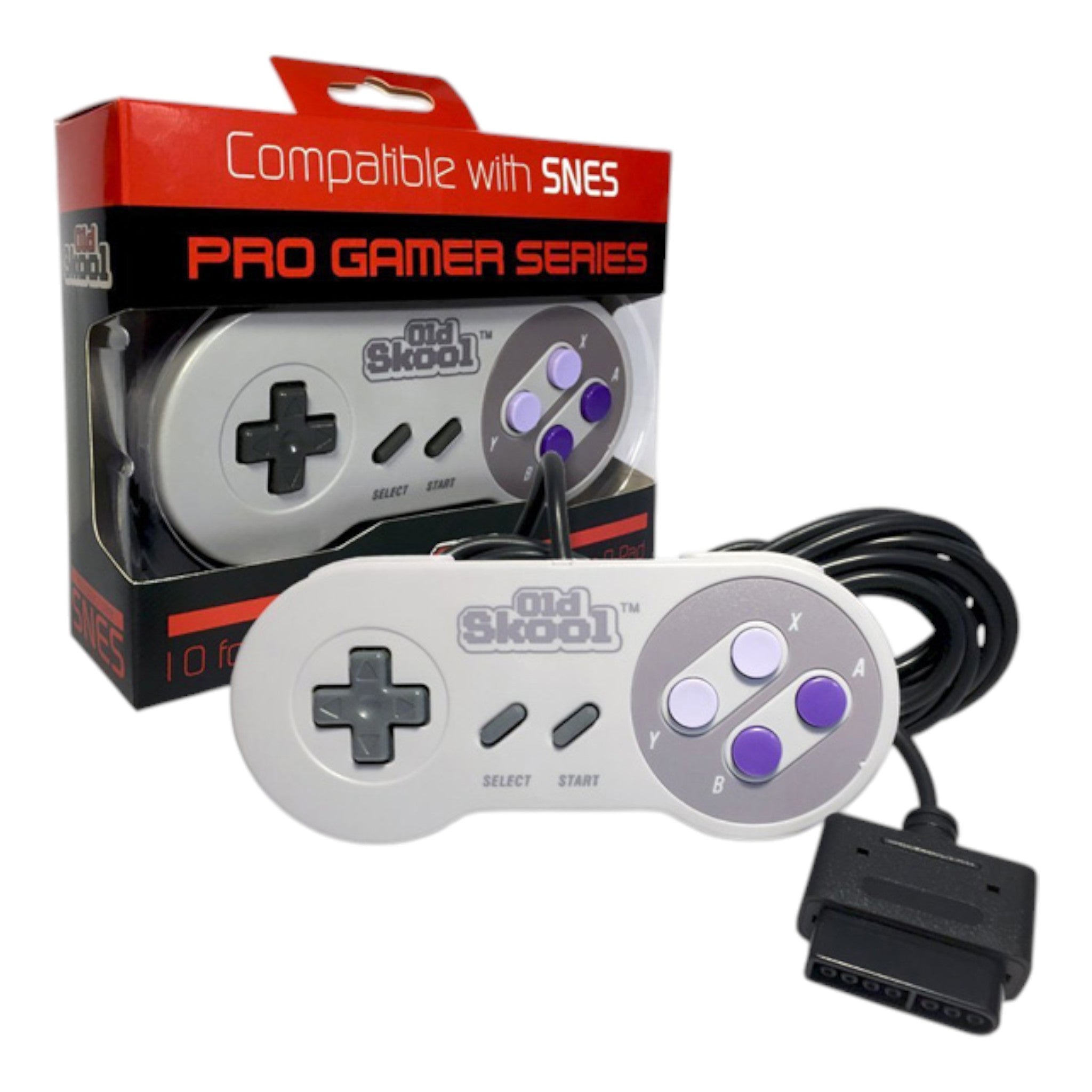 SNES Pro Gamer Series Controller [Old Skool] – Retro North Games