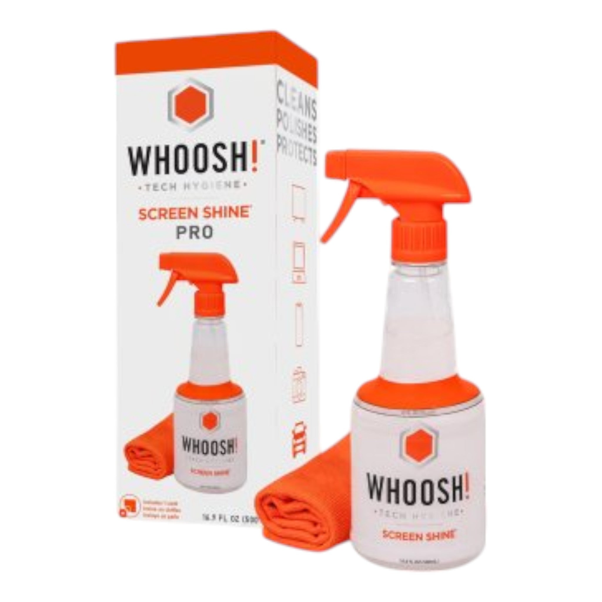 WHOOSH Screen Shine Refillable Bottle - 500ml – Retro North Games