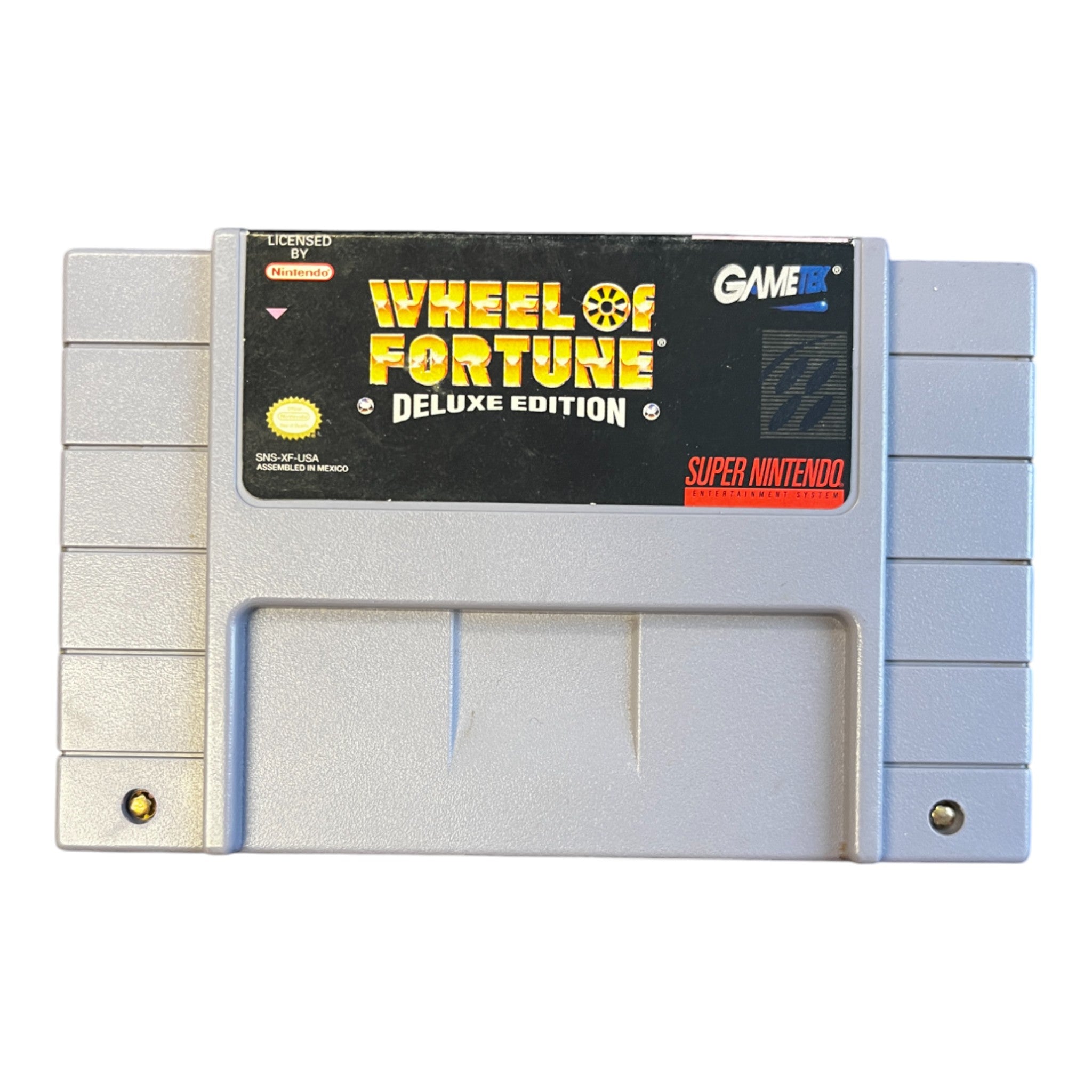 Wheel of Fortune Deluxe Edition (SNES) – Retro North Games