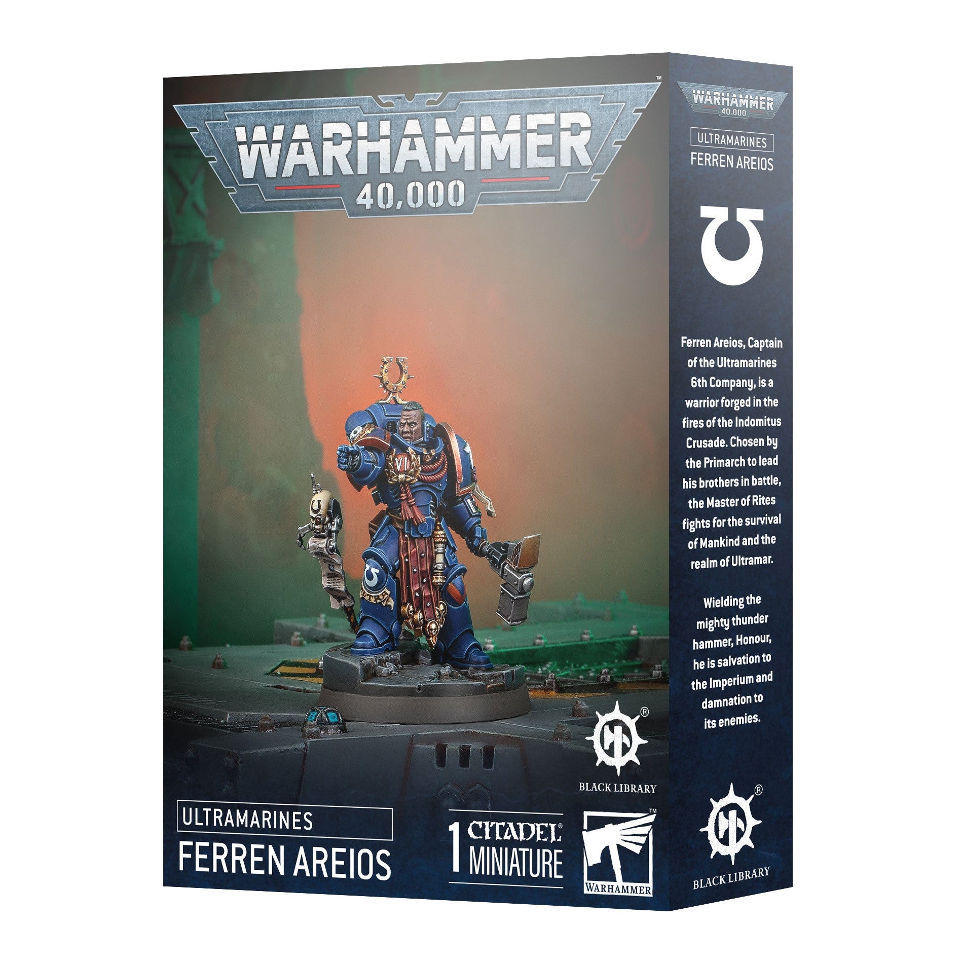 Ultramarine Captain Ferren Areios – Retro North Games