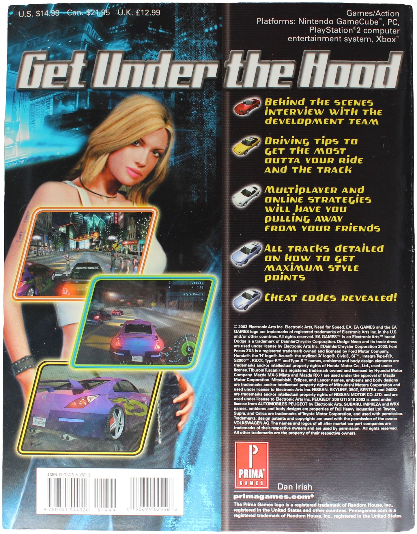 Need For Speed: Underground: Official Strategy Guide (GC|PC|PS2|XBOX) – Retro North Games